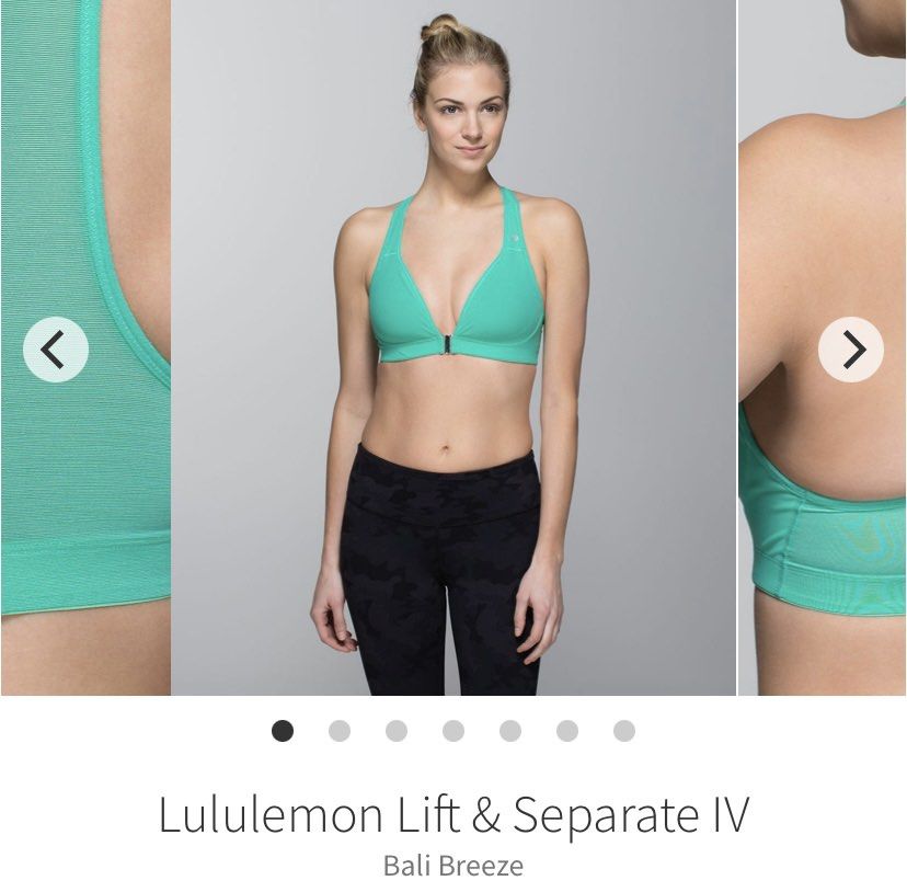 Lululemon lift & separate bra in fatigue green on Carousell