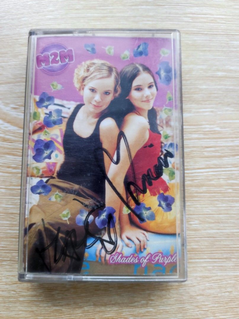 M2M marit Larsen and Marion Raven genuine autograph and casette on ...
