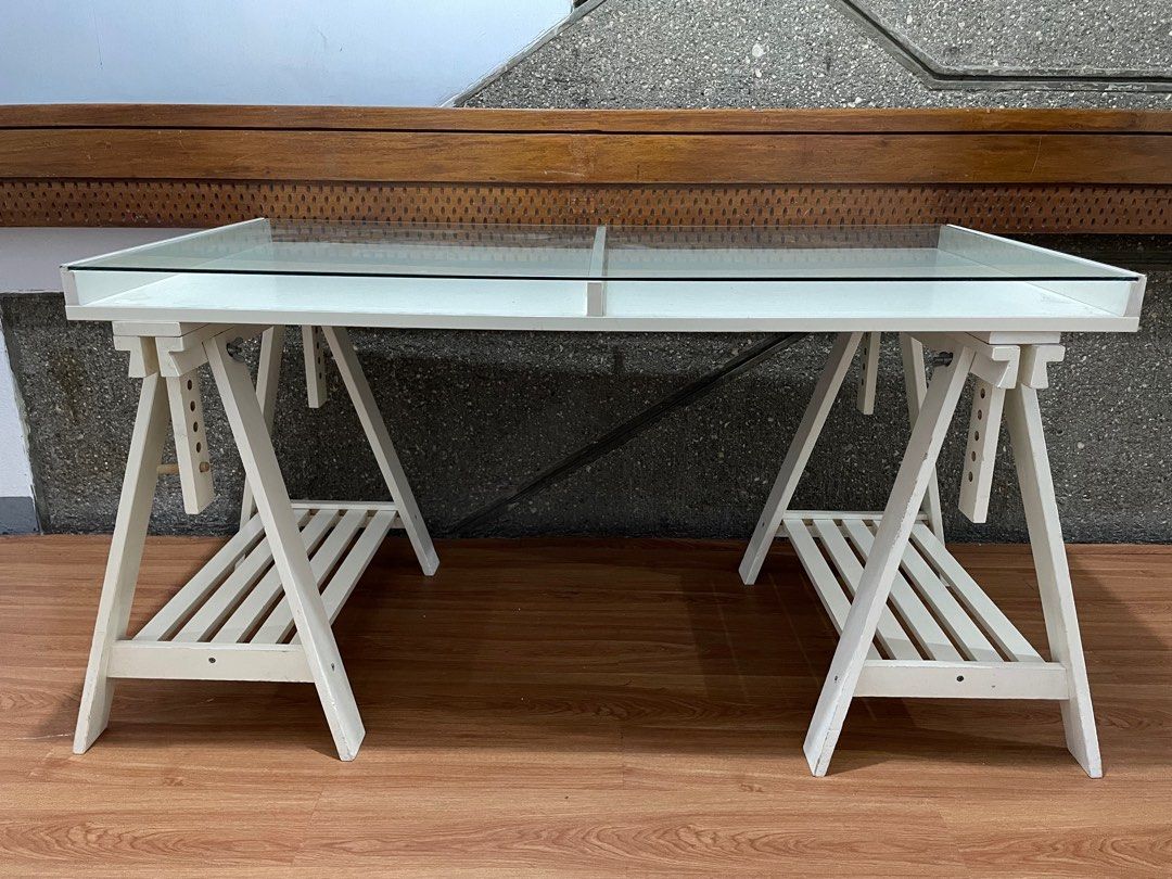 MAGIKER Adjustable IKEA Desk, Furniture & Home Living, Office Furniture ...