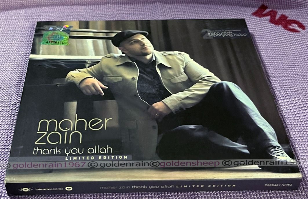 MAHER ZAIN - Thank You ALLAH 2011 AWAKENING RECORDS LIMITED EDITION ...