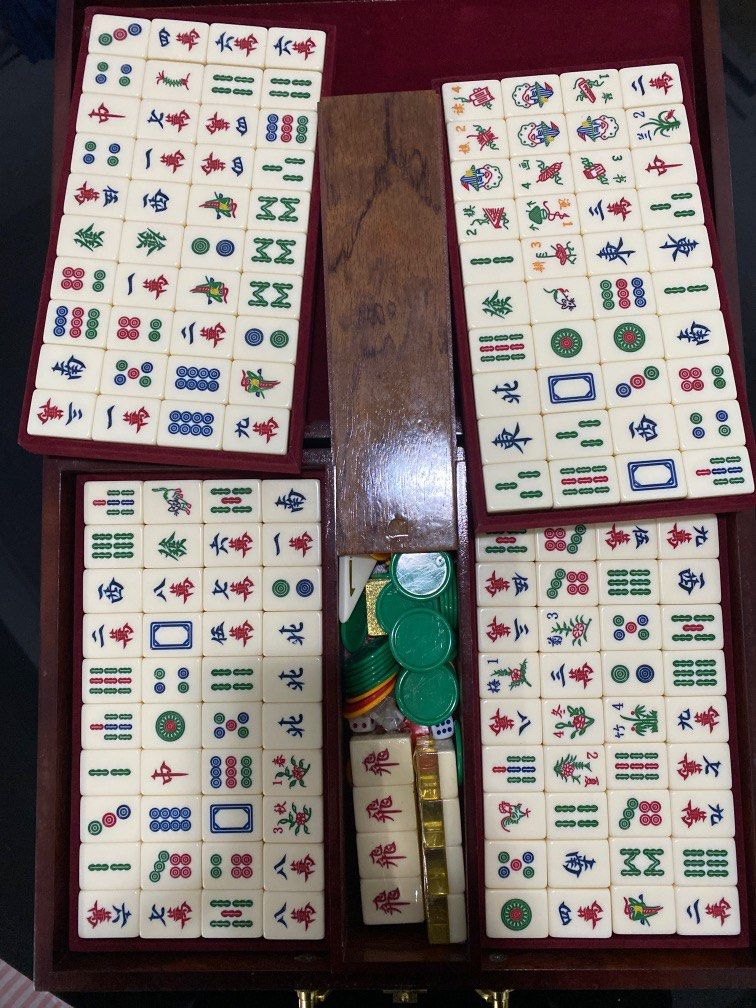 Mahjong Set A3 Size, Hobbies & Toys, Toys & Games on Carousell