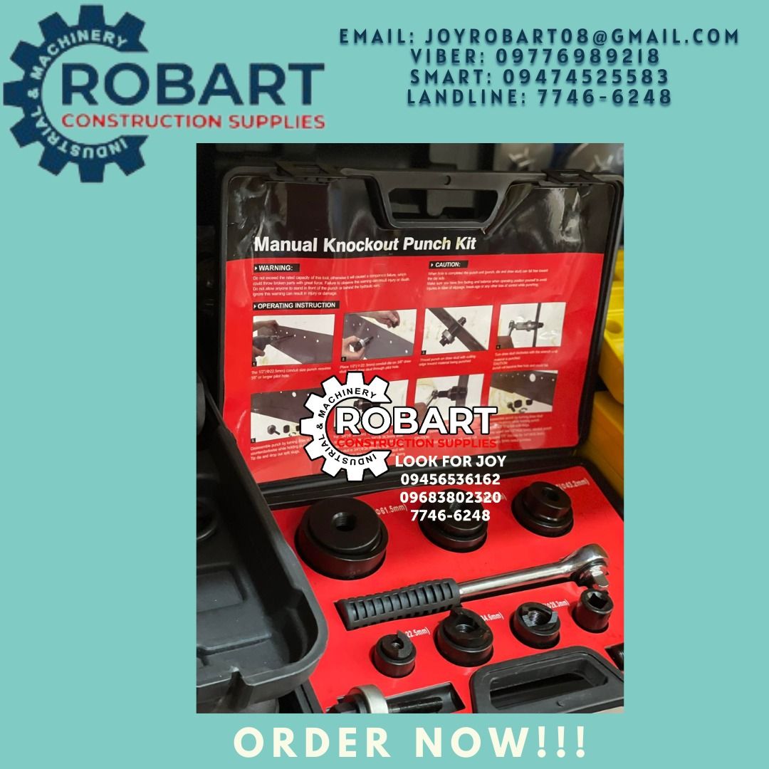 MANUAL KNOCKOUT PUNCHER, Commercial & Industrial, Construction Tools ...