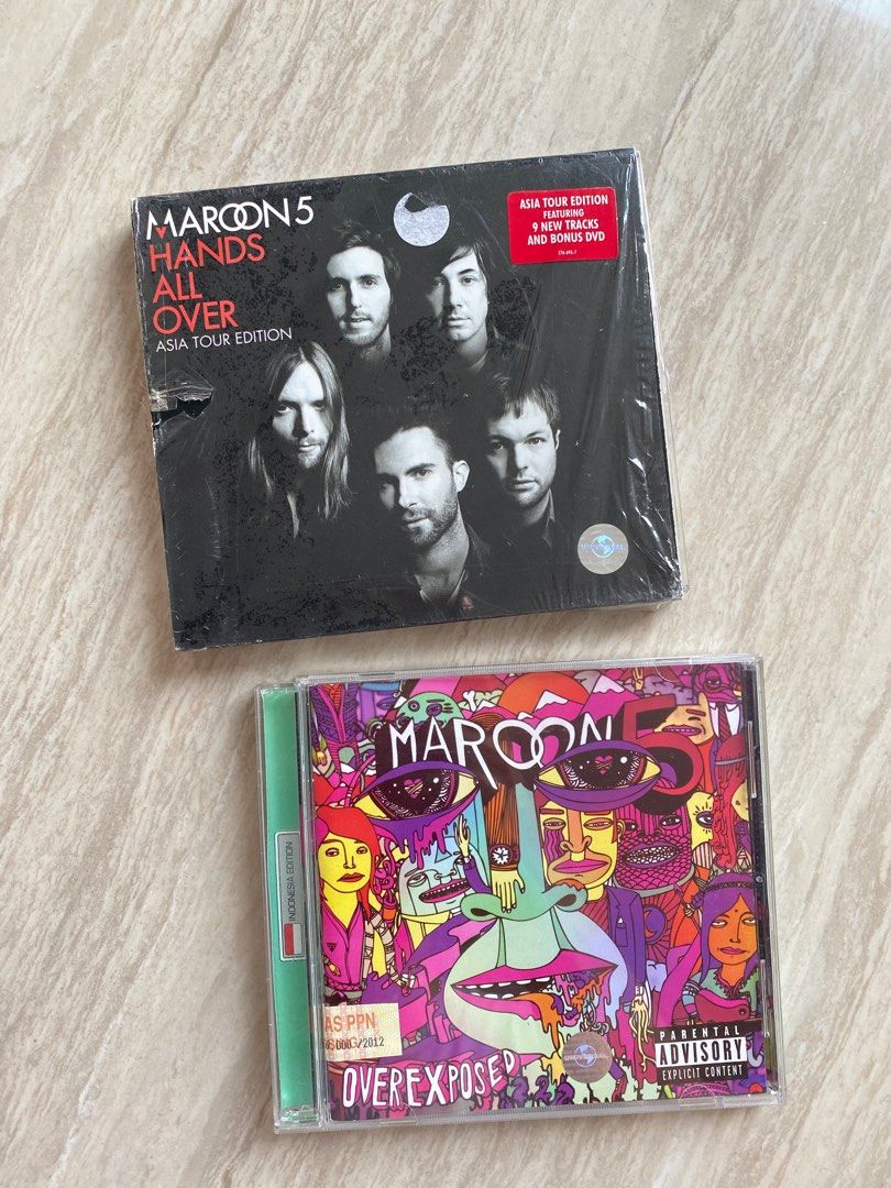 [ALL IN] MAROON 5 ORIGINAL CD, Musik & Media, CD, DVD & Lainnya di ...
