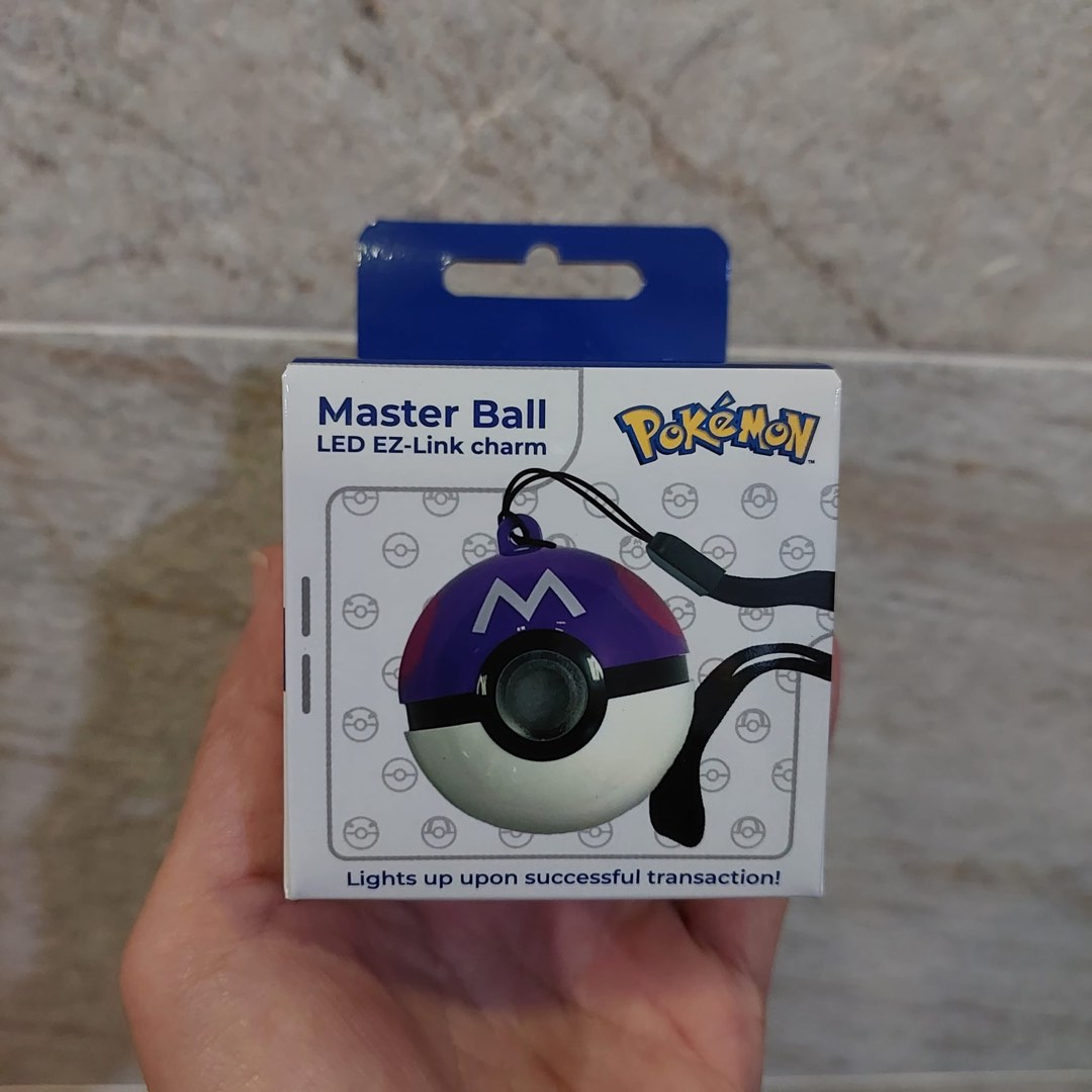 Master Ball Pokeball Ezlink Charm, Hobbies & Toys, Travel, Travel ...