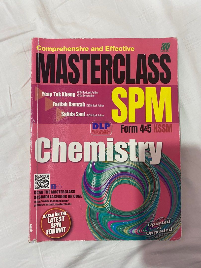MASTERCLASS Chemistry SPM, Hobbies & Toys, Books & Magazines, Textbooks on Carousell
