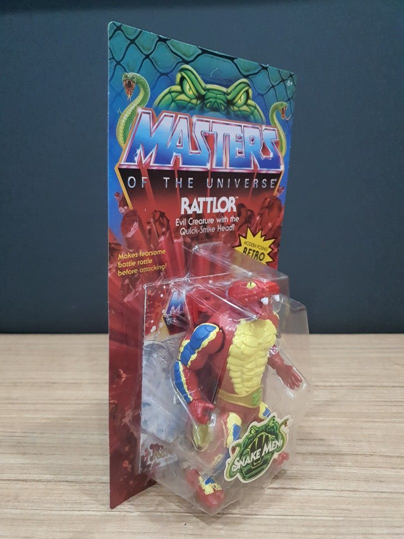 Masters of the Universe Rattlor motu origins, Hobbies & Toys, Toys ...