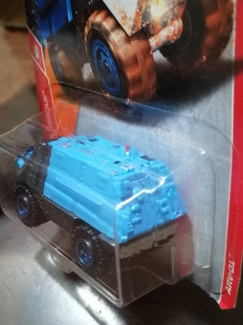 Matchbox 2018 MBX Rescue ARV-01 - Metalflake Dark Gray SWAT, Hobbies ...