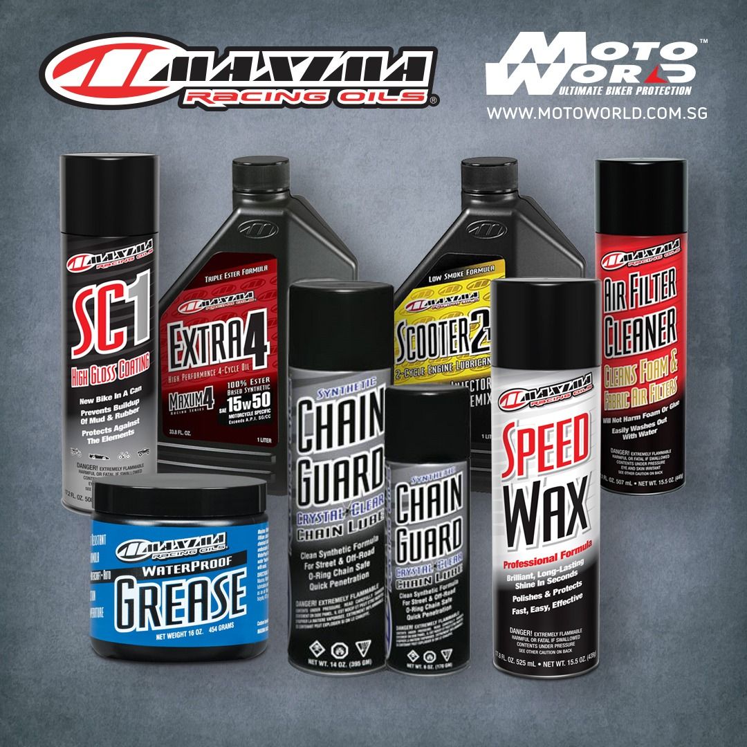 Maxima Motorcycle Bike Care Products / Engine Oils (Authorised dealer ...