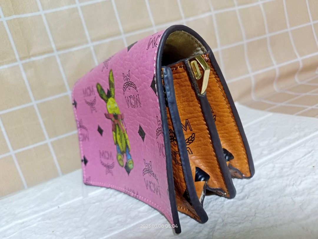 Authentic MCM PINK BLUE BUNNY RABBIT, Women's Fashion, Bags & Wallets ...