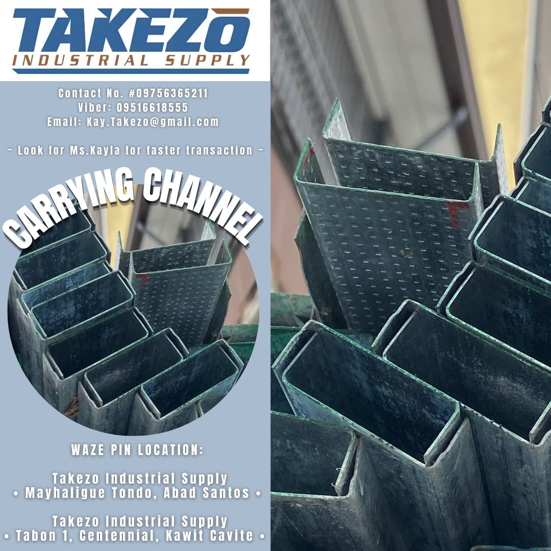 METAL CARRYING CHANNEL, Commercial & Industrial, Construction ...