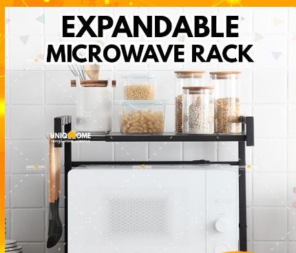 Metal Expandable Microwave Rack Oven French Style Storage Rack Toaster ...