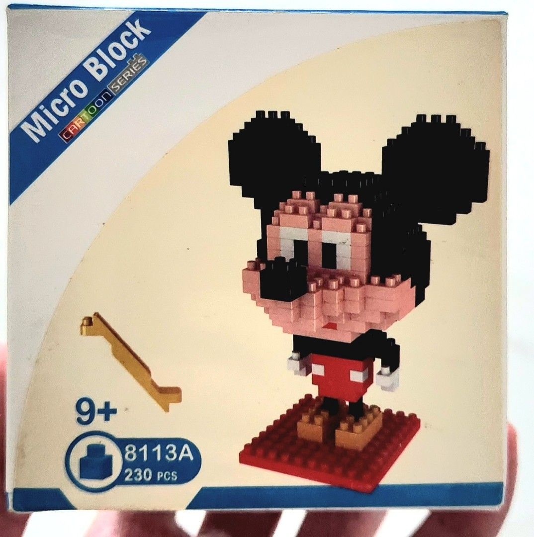 Mickey mouse micro block, Hobbies & Toys, Toys & Games on Carousell