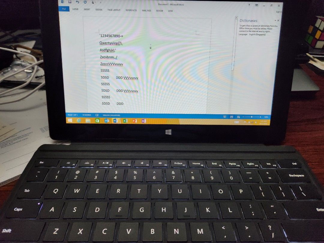 Microsoft Surface Pro Type Cover Keyboard Computers And Tech Parts And Accessories Computer