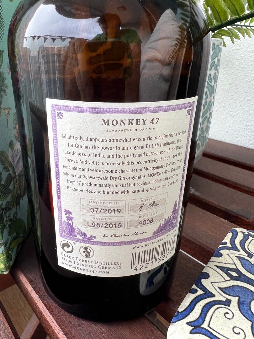 Monkey 47 gin 500ml, Food & Drinks, Beverages on Carousell