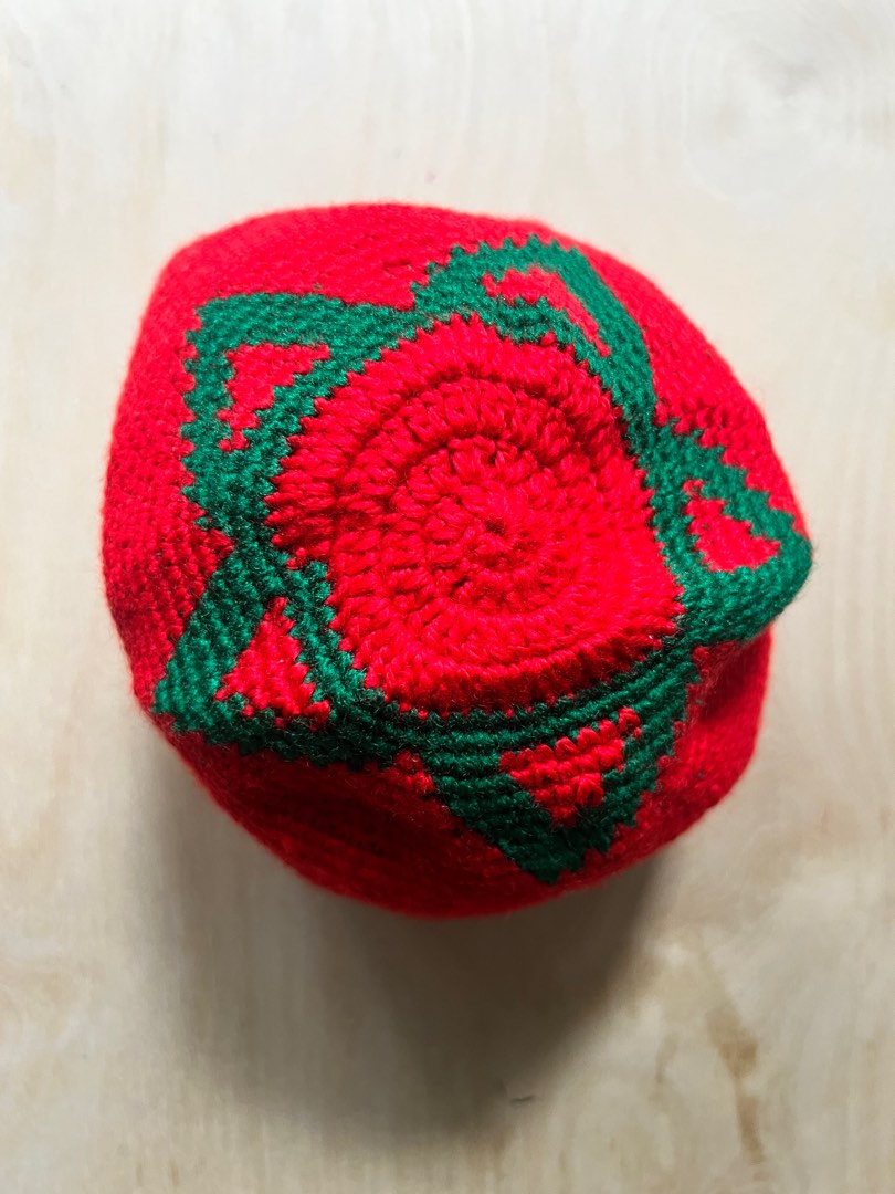 Moroccan design skull cap (kopiah), Men's Fashion, Watches ...