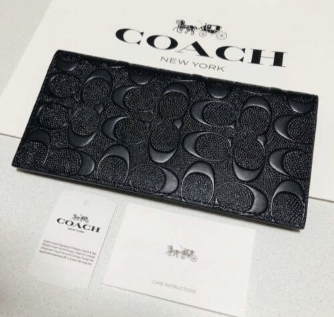 New Coach Original Embossed Collection BREAST POCKET WALLET IN ...