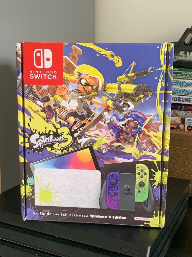 Nintendo Switch Oled model Splatoon 3 Edition, Video Gaming, Video ...
