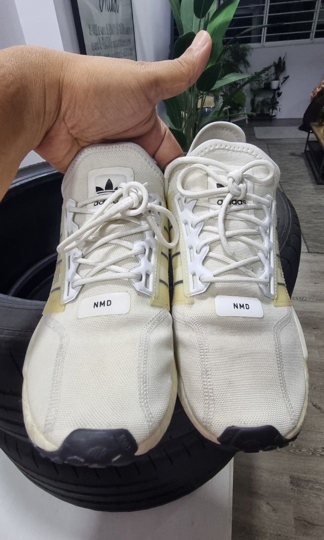 NMD 3 Stripes - US9.5, Men's Fashion, Footwear, Sneakers on Carousell