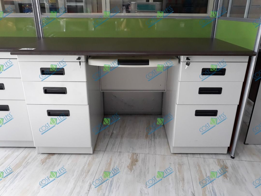 OFFICE TABLE with Keyboard Trade and Drawer, Office Furniture, Computer ...