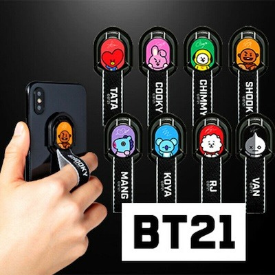 Official BTS BT21 Character Holder, Hobbies & Toys, Memorabilia ...