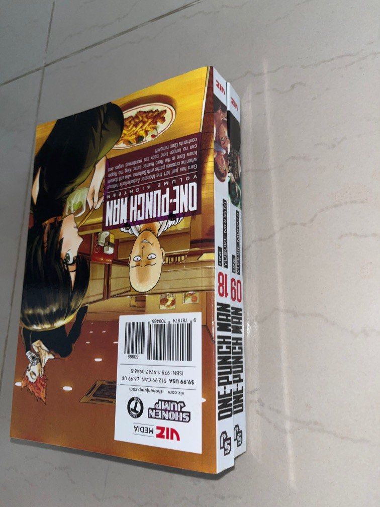 One Punch Man vol 9 & 18, Hobbies & Toys, Books & Magazines, Comics ...