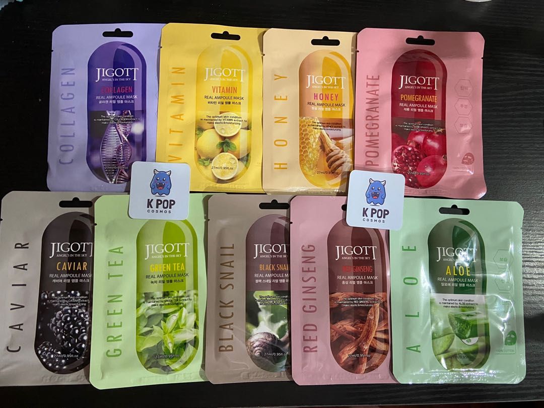 [ONHAND] JIGOTT FACE MASKS, Beauty & Personal Care, Face, Face Care on ...