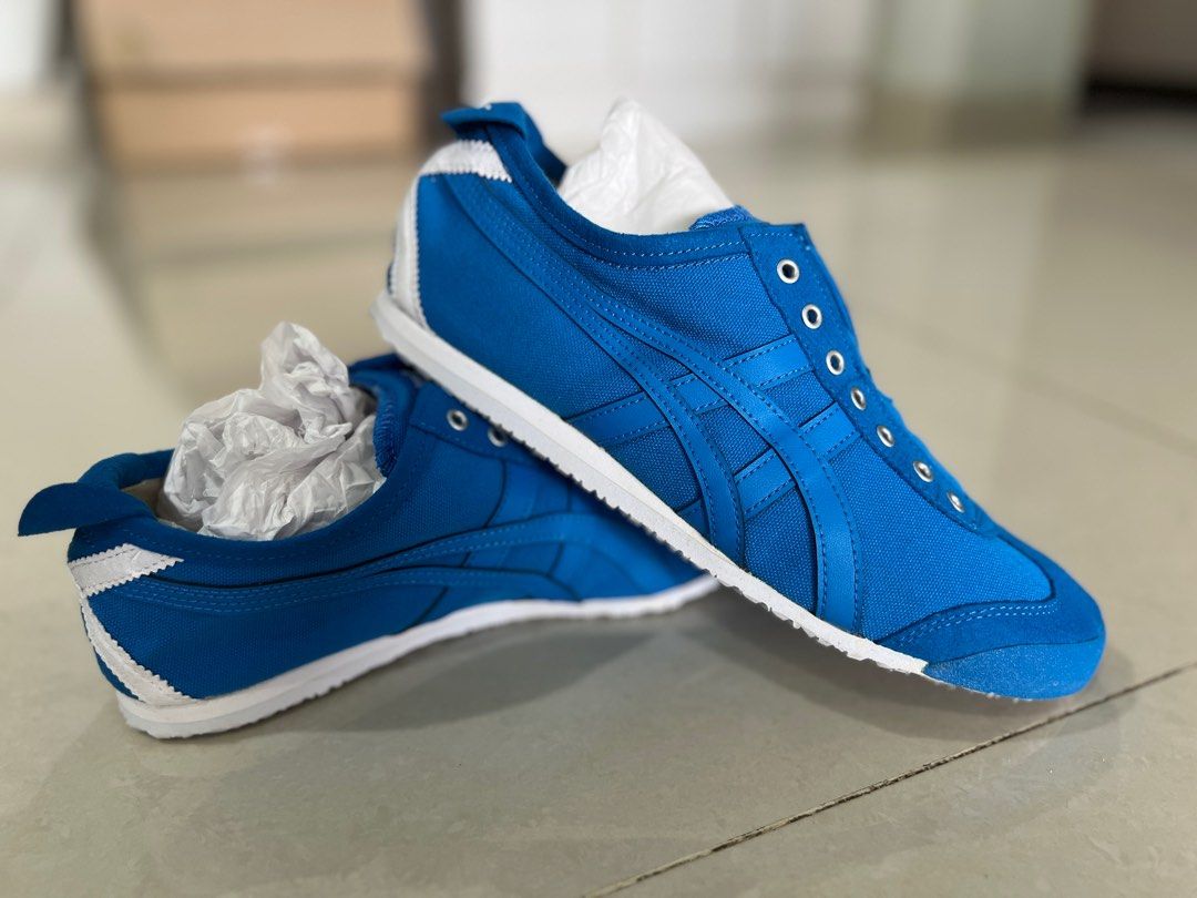 Onitsuka Tiger (blue ), Women's Fashion, Footwear, Sneakers on Carousell