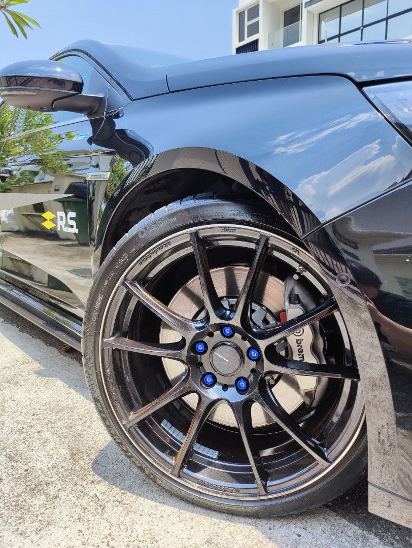 Original Wedssport SA25-R Rims 19x8.5J ET38, Car Accessories, Tyres ...