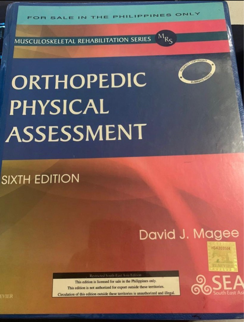 Orthopedic Physical Assessment Magee 6th Edition PT BOOK, Hobbies ...