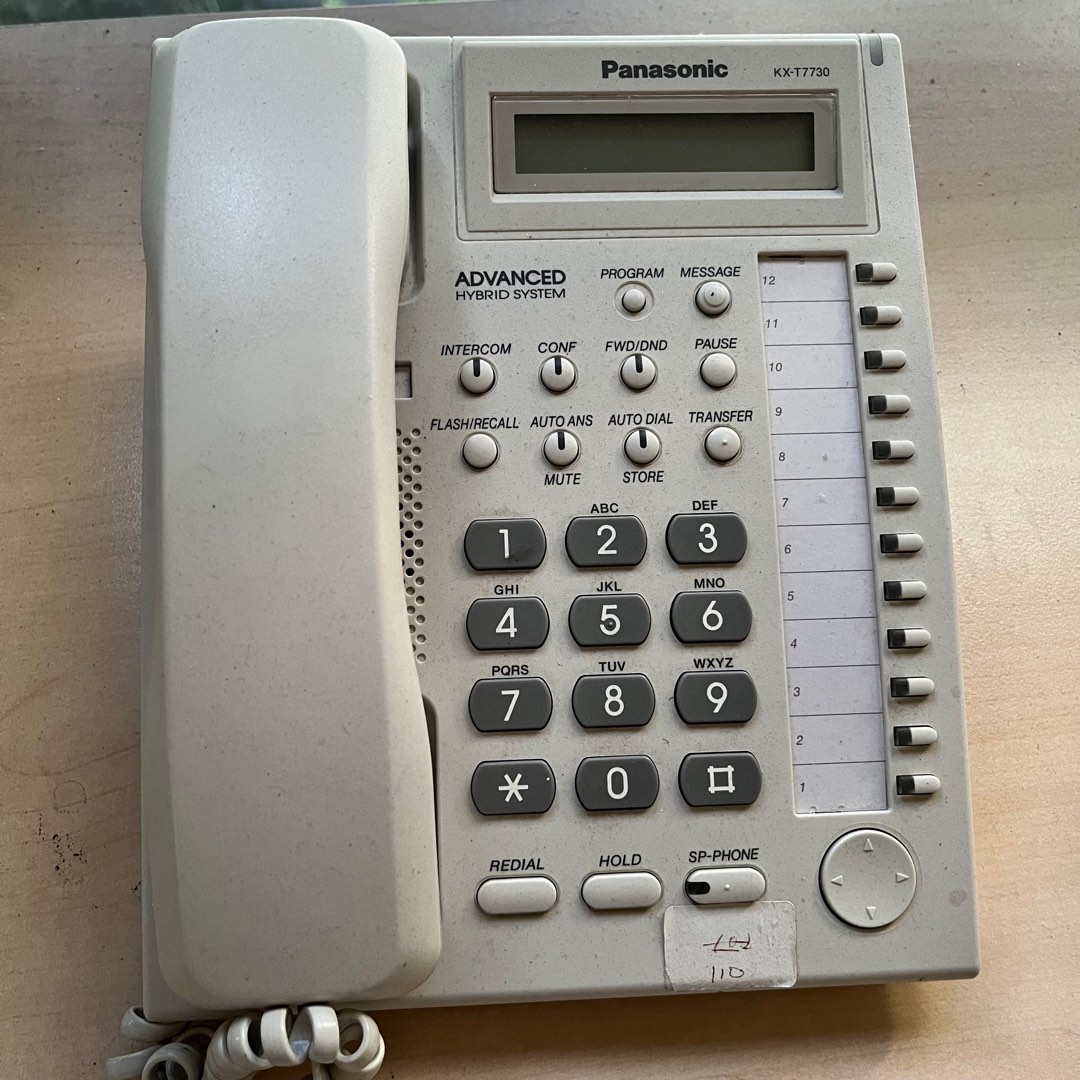 Panasonic KX-T7730 keyphone, Computers & Tech, Office & Business ...