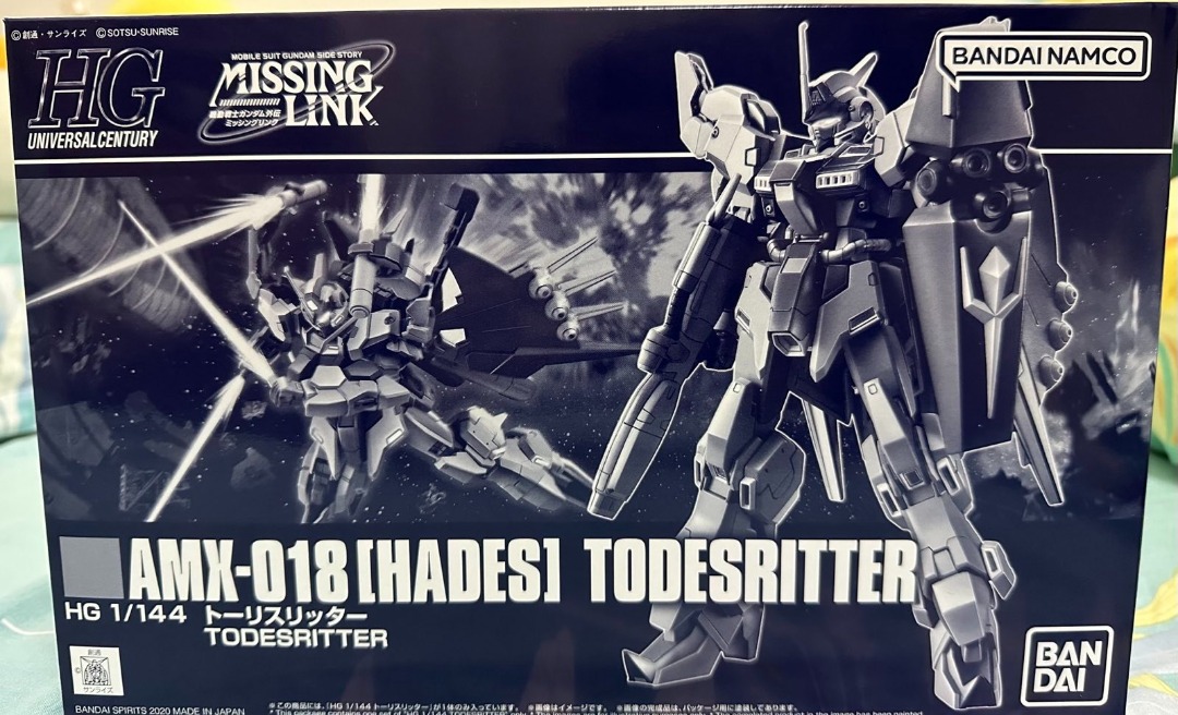 PB HG 1/144 AMX-018 [Hades] Todesritter, 興趣及遊戲, 玩具 & 遊戲類 - Carousell
