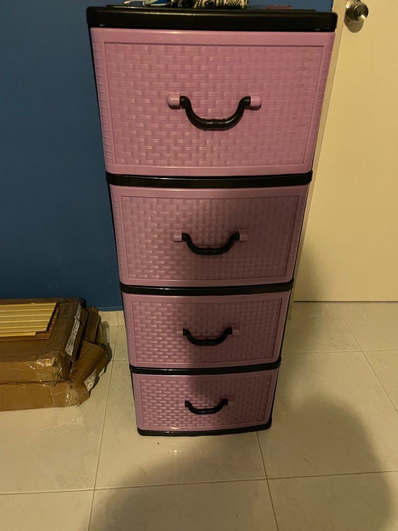 Plastic shelves /drawer, Furniture & Home Living, Furniture, Shelves ...