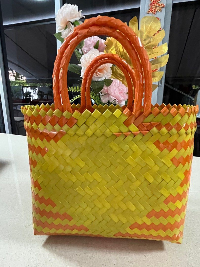 Plastic straws bag, Women's Fashion, Bags & Wallets, Tote Bags on Carousell