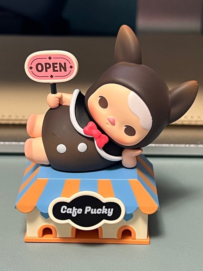 Popmart Pucky Rabbit Cafe, Hobbies & Toys, Toys & Games on Carousell