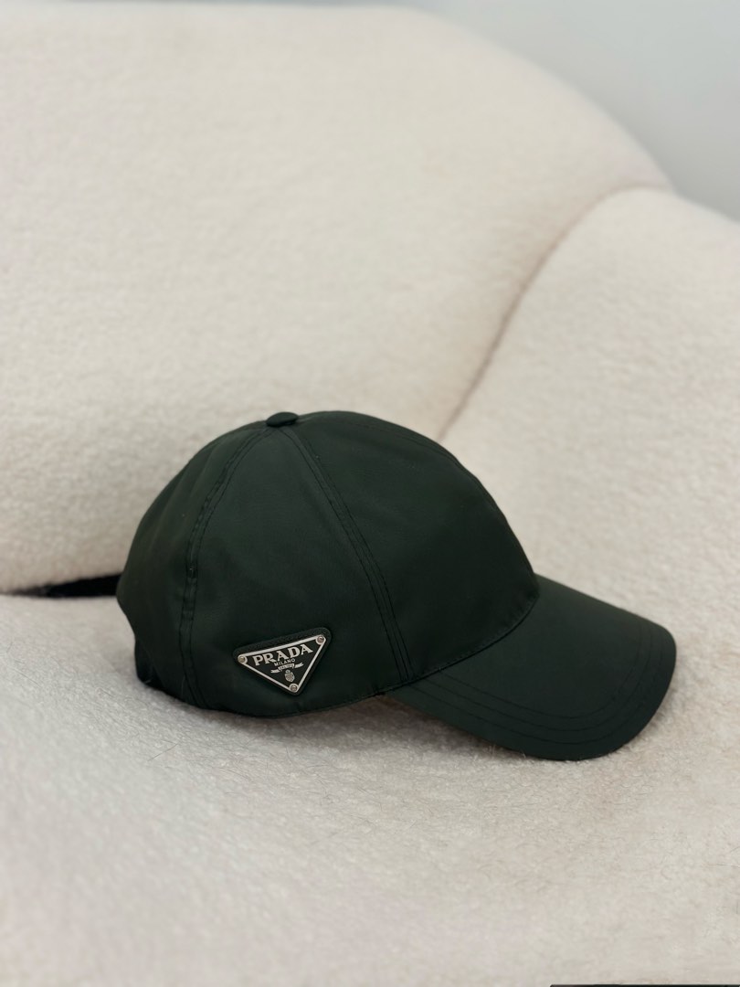Prada Re-Nylon baseball cap, Men's Fashion, Watches & Accessories, Caps ...
