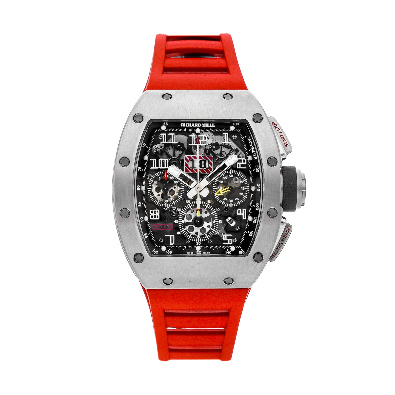 Pre-Owned Richard Mille RM 011 Chronograph Felipe Massa RM01, Luxury ...