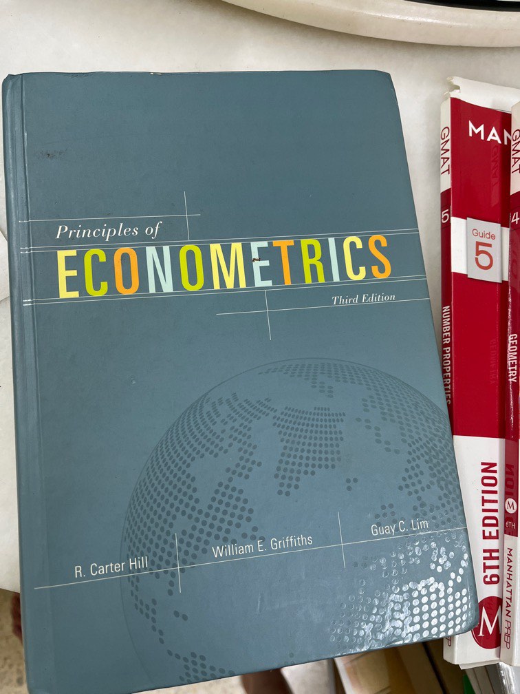 Principles Of Econometrics Hobbies And Toys Books And Magazines Assessment Books On Carousell