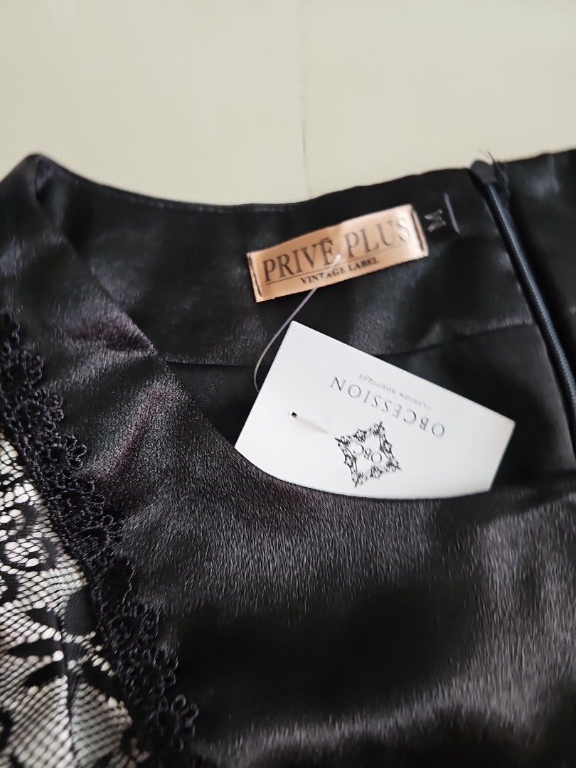 Prive Plus Elegant OL Dress(White/Black), Women's Fashion, Dresses ...