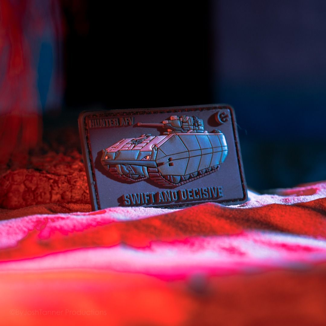 PVC Hunter Velcro Morale Patch, Hobbies & Toys, Stationery & Craft ...