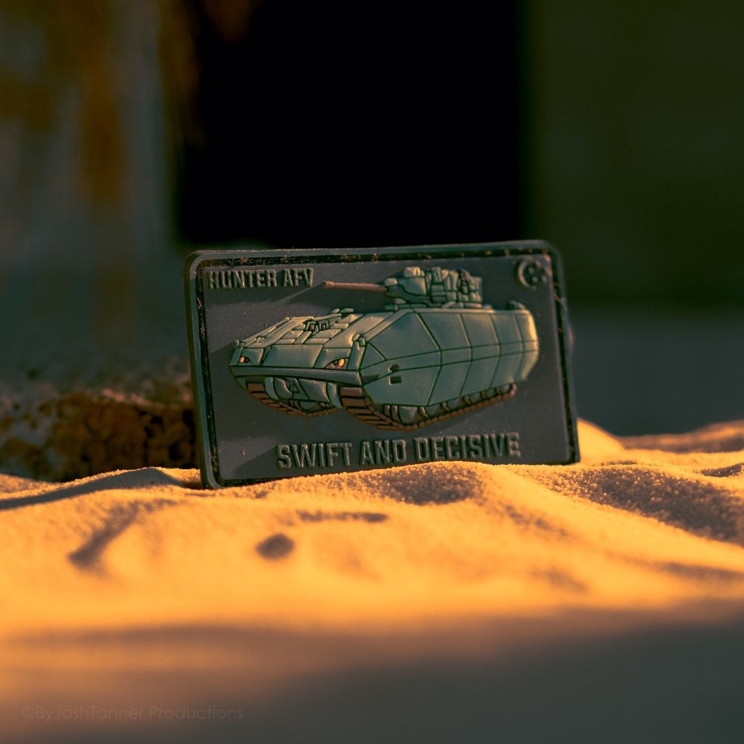 PVC Hunter Velcro Morale Patch, Hobbies & Toys, Stationery & Craft ...