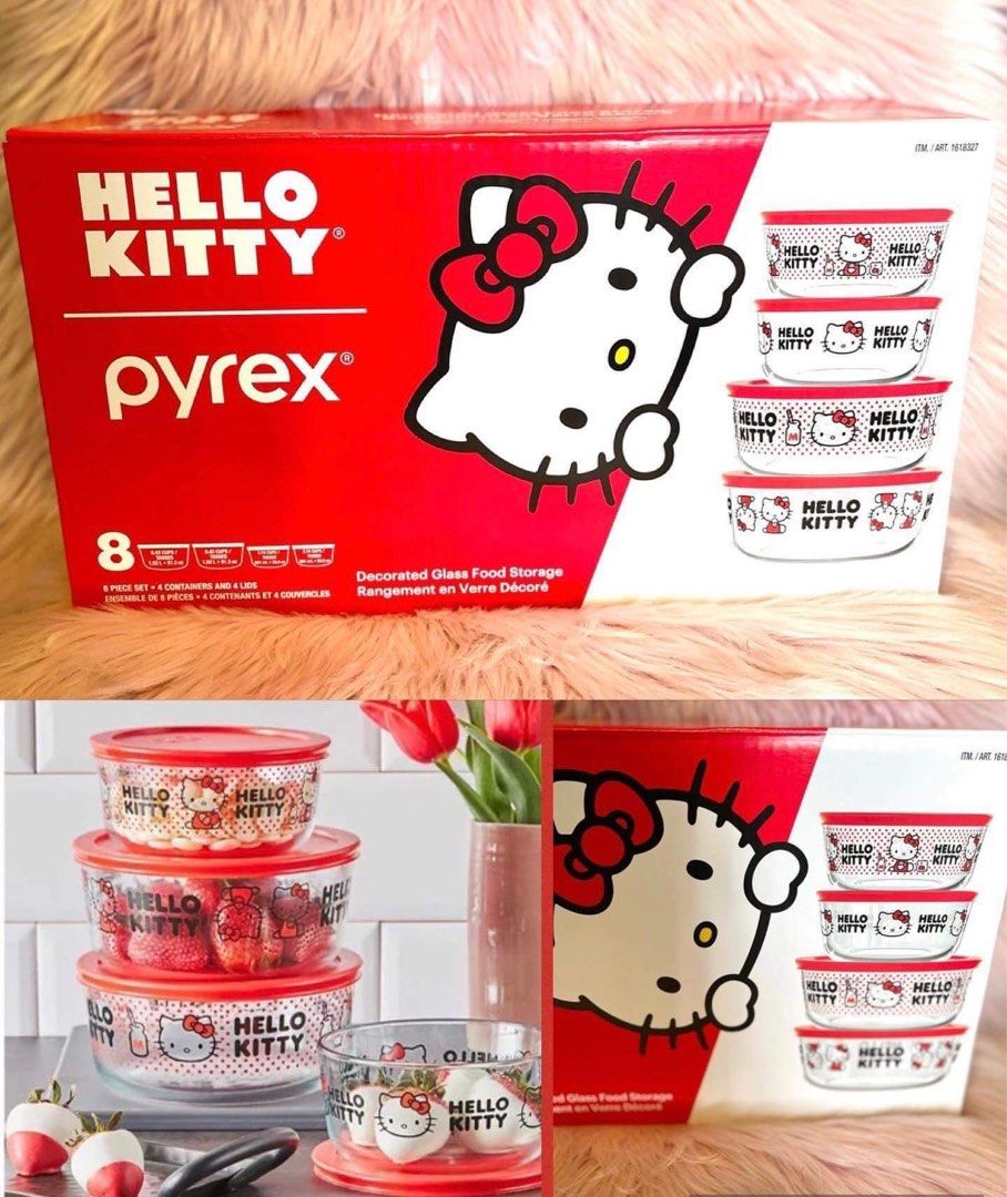 PYREX HELLO KITTY on Carousell