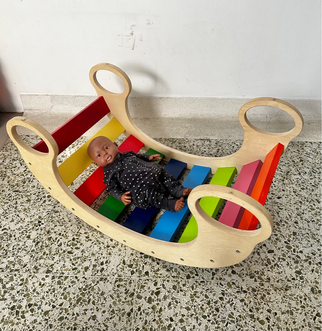 Rainbow Rocker, Babies & Kids, Infant Playtime on Carousell
