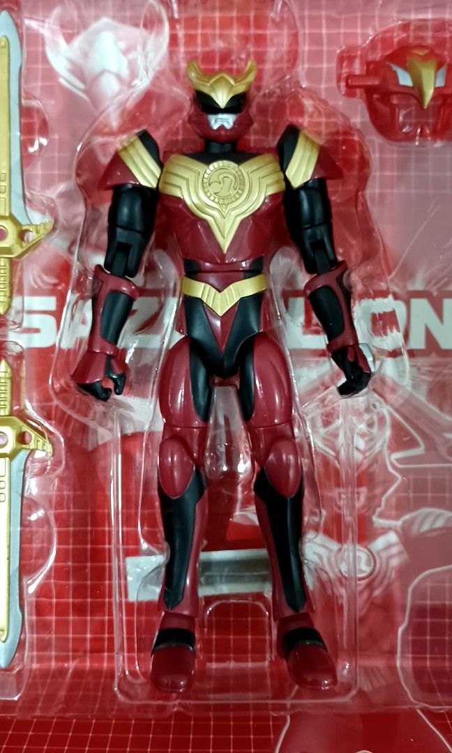 Rare Konami year 2003 Gransazer Sazer lion movable joint action figure ...