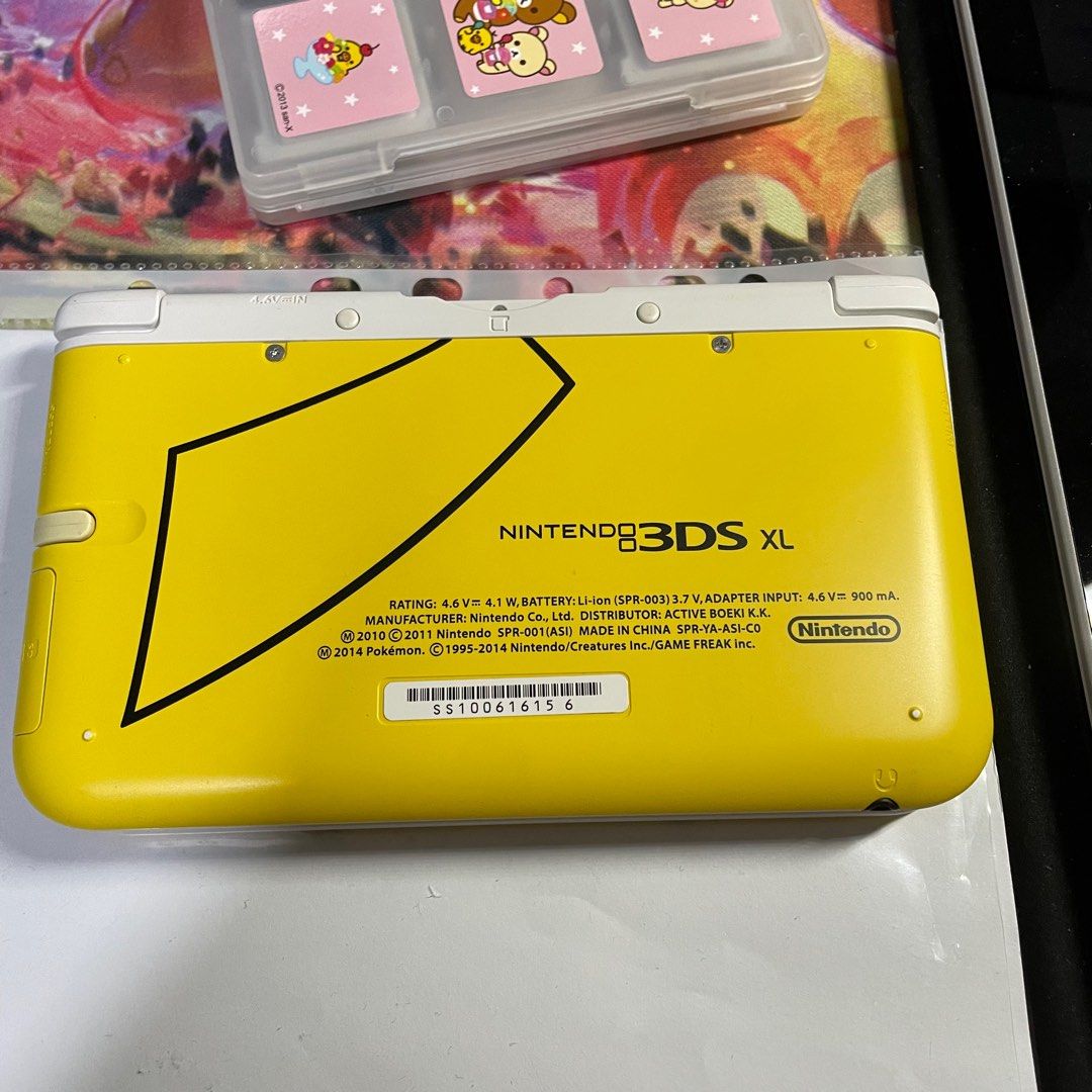Rare Limited edition Pokemon Nintendo Pikachu 3ds xl, Video Gaming ...