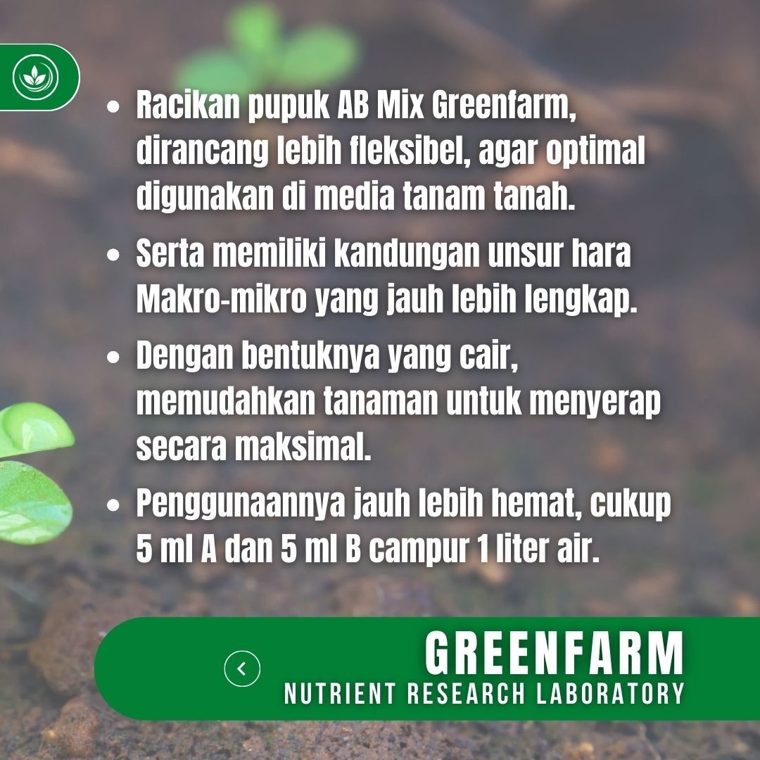 Resep AB Mix Sayur Daun Formula Racikan Nutrisi AB Mix Sayuran Daun ...