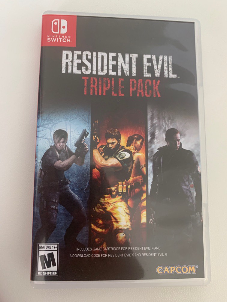 Resident evil Triple pack, Video Gaming, Video Games, Nintendo on Carousell