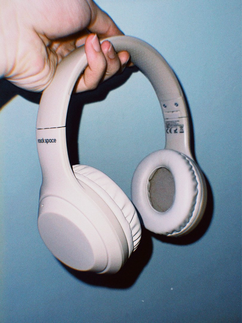 Rock Space O2 Wireless Headphone Bluetooth Foldable Headset with Built ...