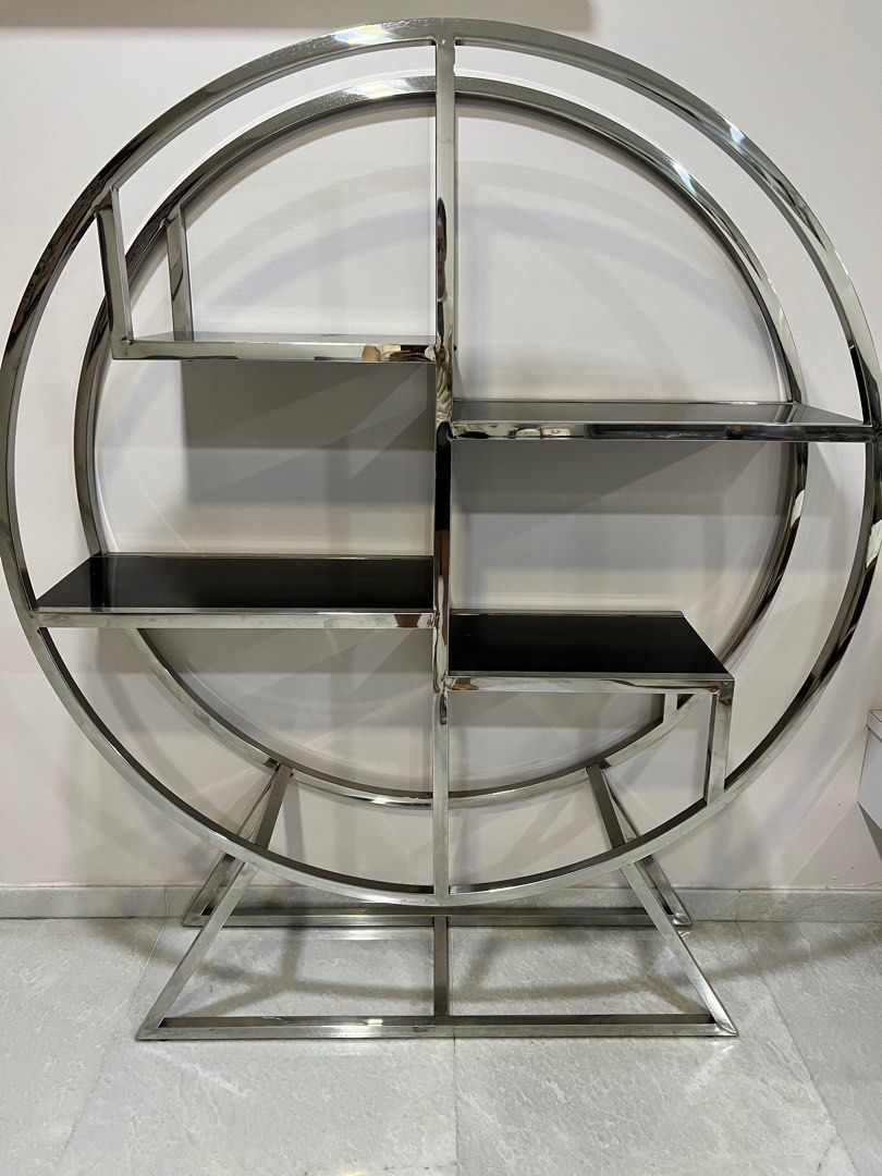 Round metal rack, Furniture & Home Living, Furniture, Shelves, Cabinets ...