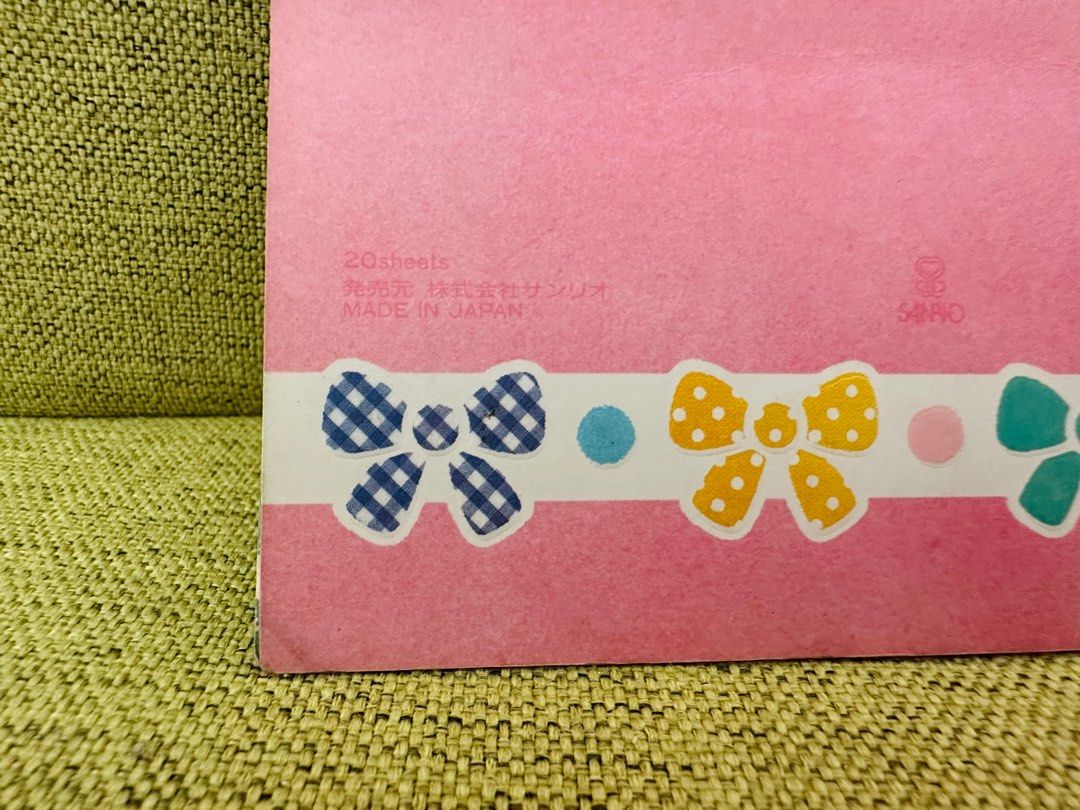 Sanrio 1993 絕版罕有 Cheery Chums 蝴蝶結 簿 Cherry Chums, 興趣及遊戲, 收藏品及紀念品, 古董收藏 ...