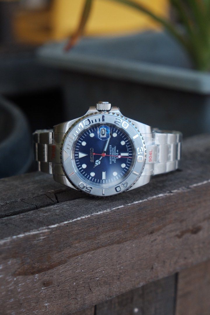 Seiko Yachtmaster Custom Mod, Men's Fashion, Watches & Accessories ...